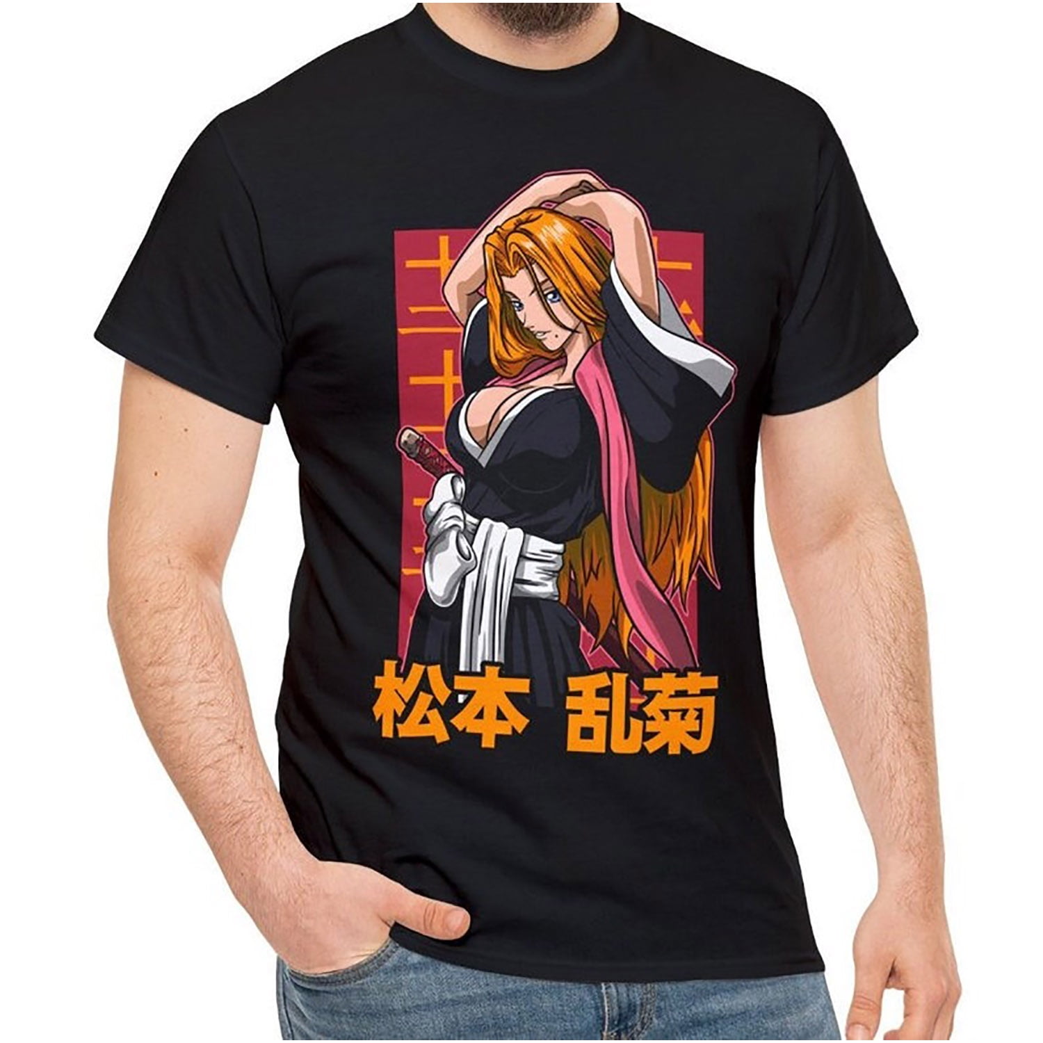 Waifu Material Anime Shirt Anime Shirt Rangiku Anime Girl Lewd Shirt Manga Tee Manga Waifu