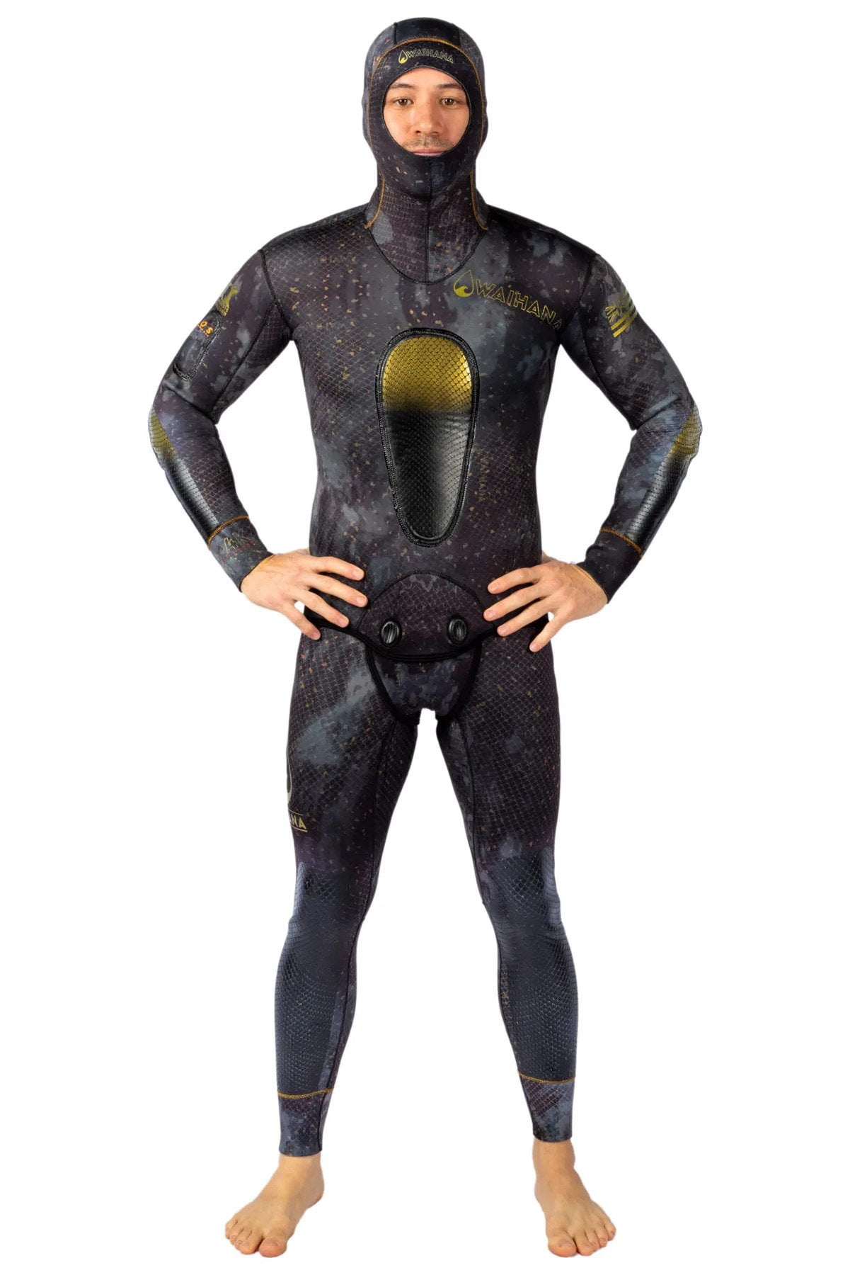 Waihana Men's Goliath Grouper Wetsuit, 5.5mm, S - Walmart.com