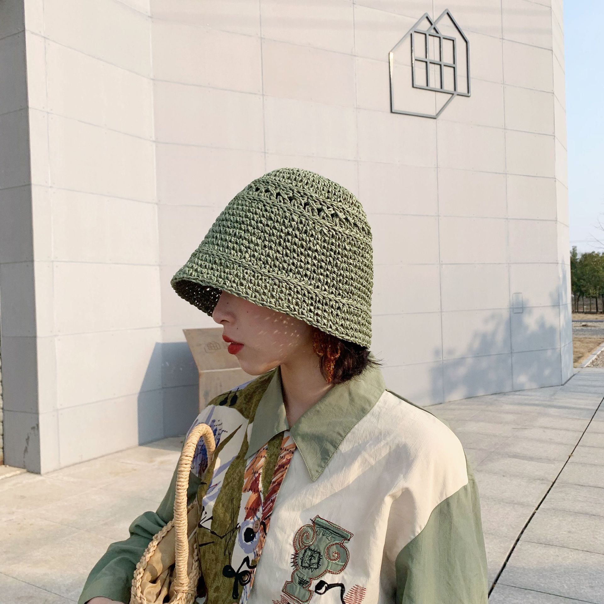 Waihua Various Barrel Hat Ascetic Designer, Niche Designer Straw Hat ...