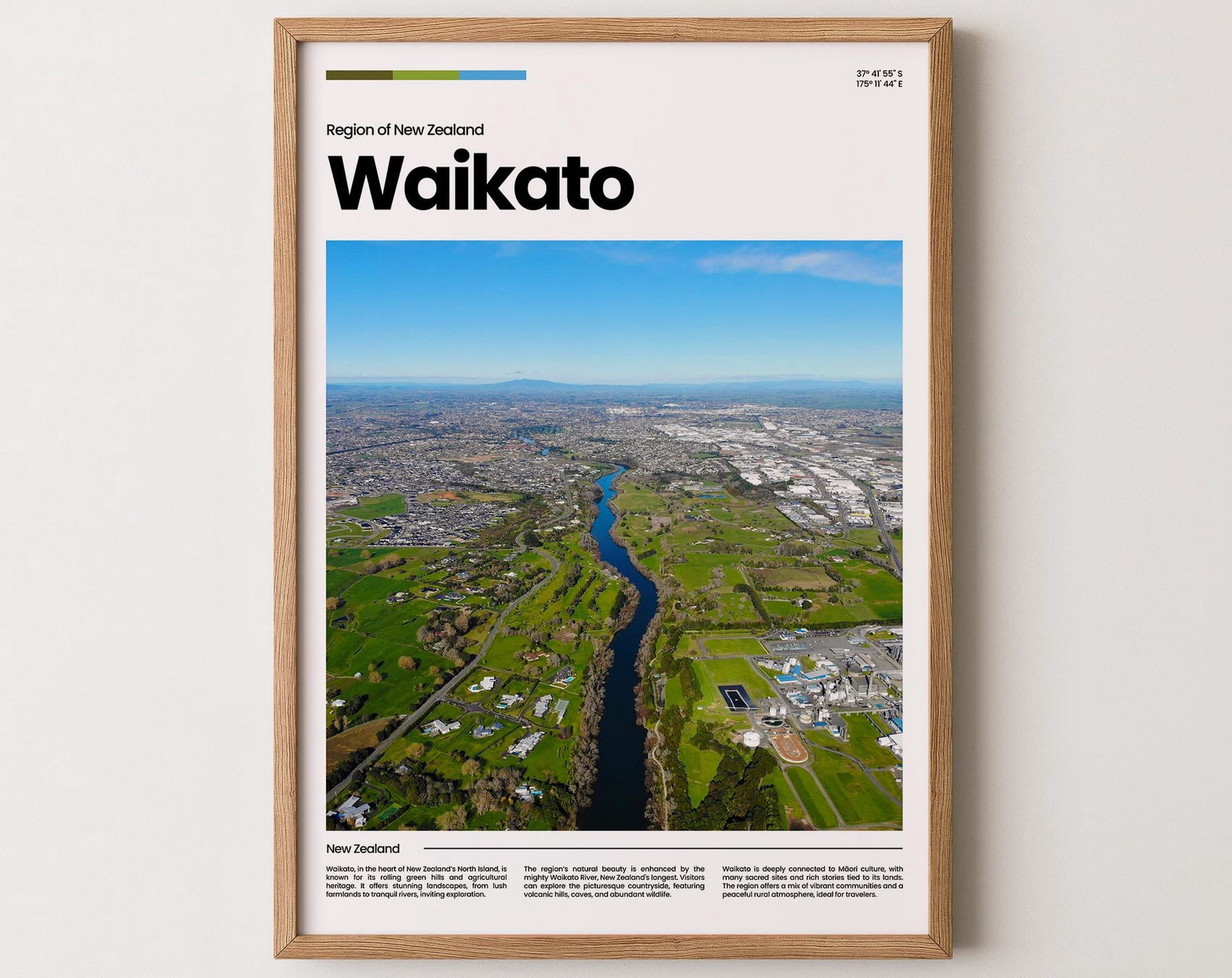 Waikato Poster, Waikato Print, Waikato Photo, Waikato Art, New Zealand ...