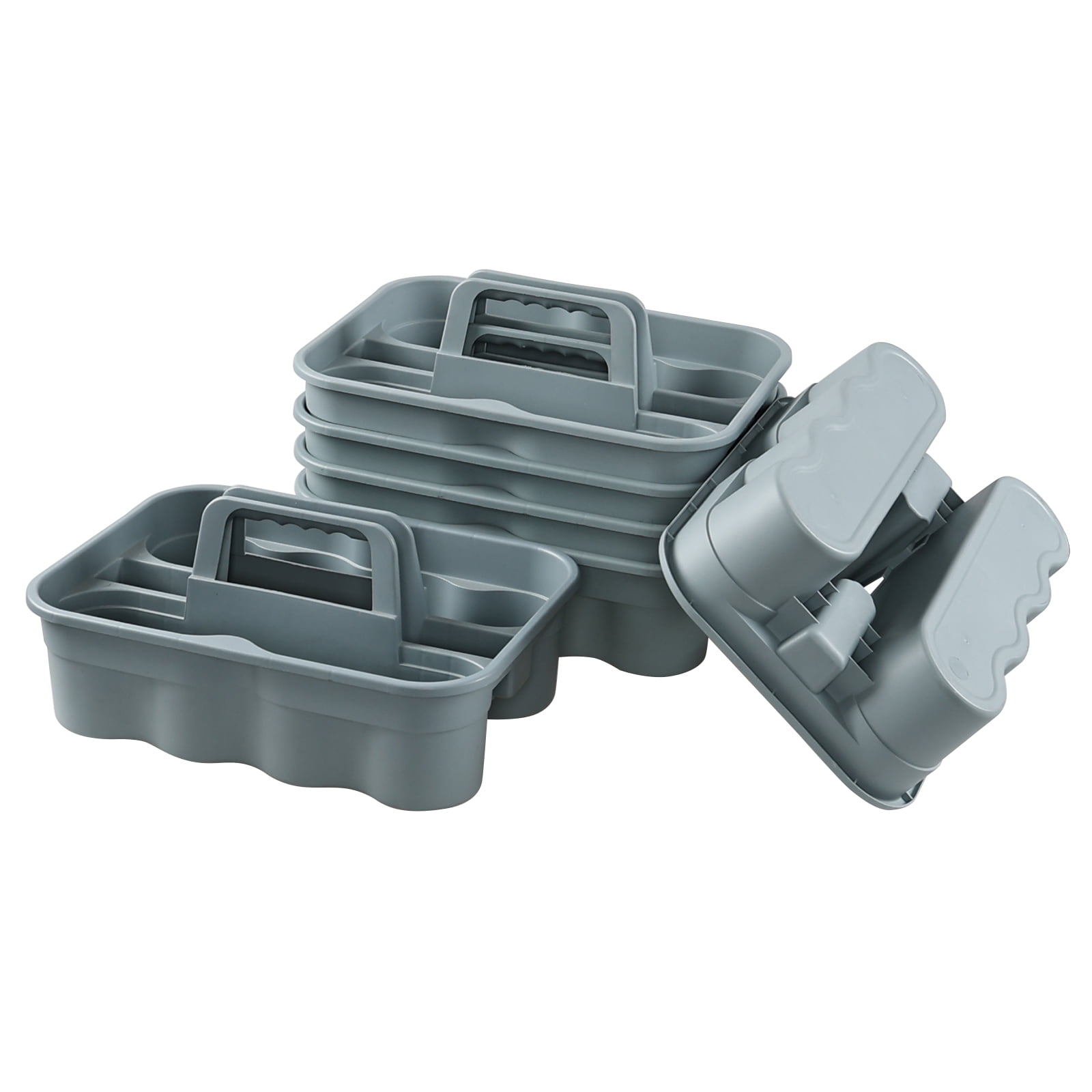 Waikhomes 6-Pack Plastic Shower Caddy Tote, Portable Storage Caddy ...