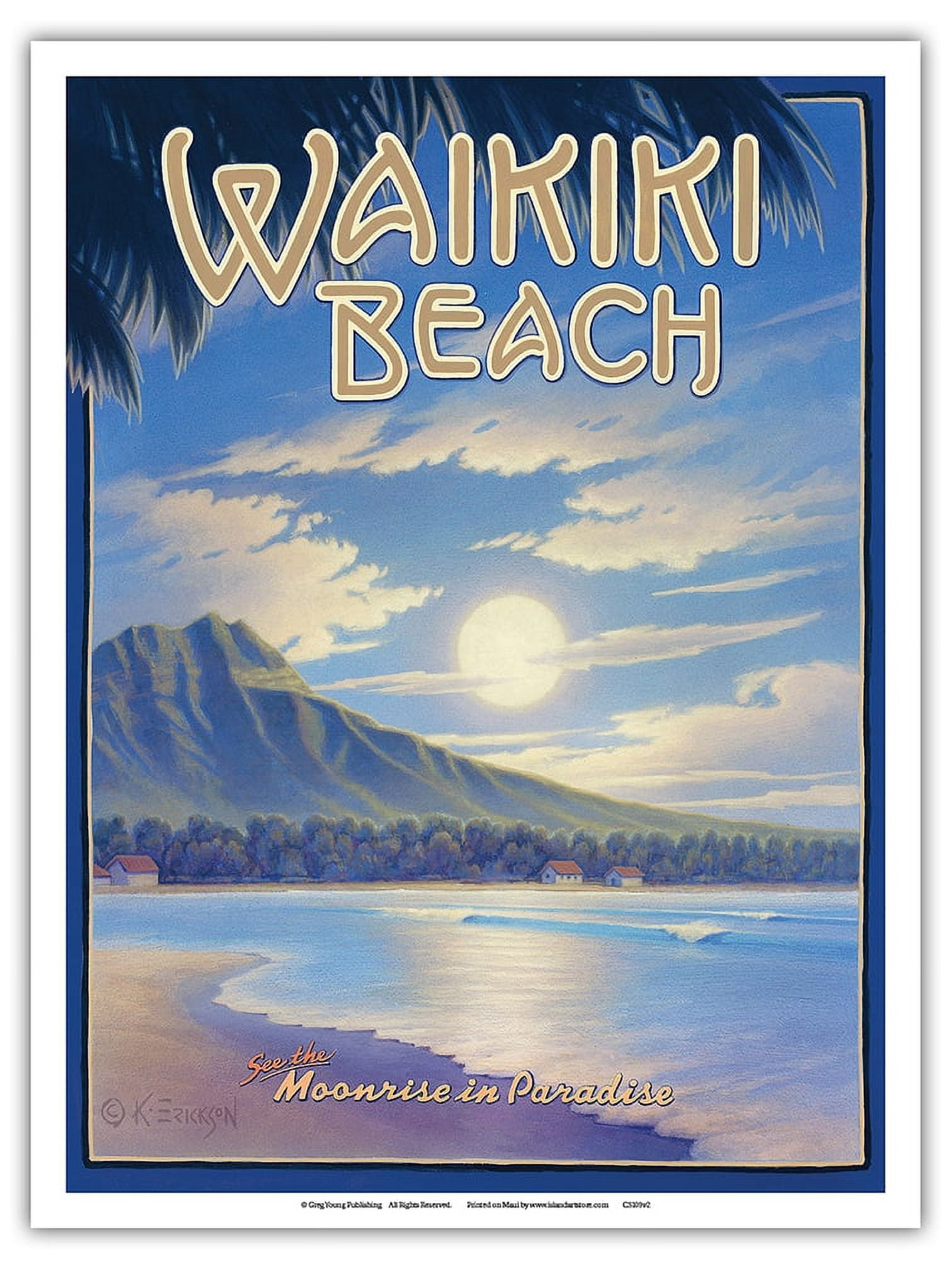 Waikiki Beach Hawaii - See the Moonrise In Paradise - Diamond Head ...