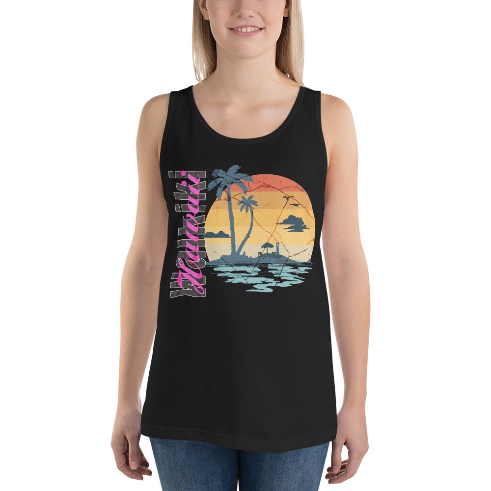 Waikiki, Hawaii Tank Top Women | Spring Break Summer Vacation Tank (XS ...