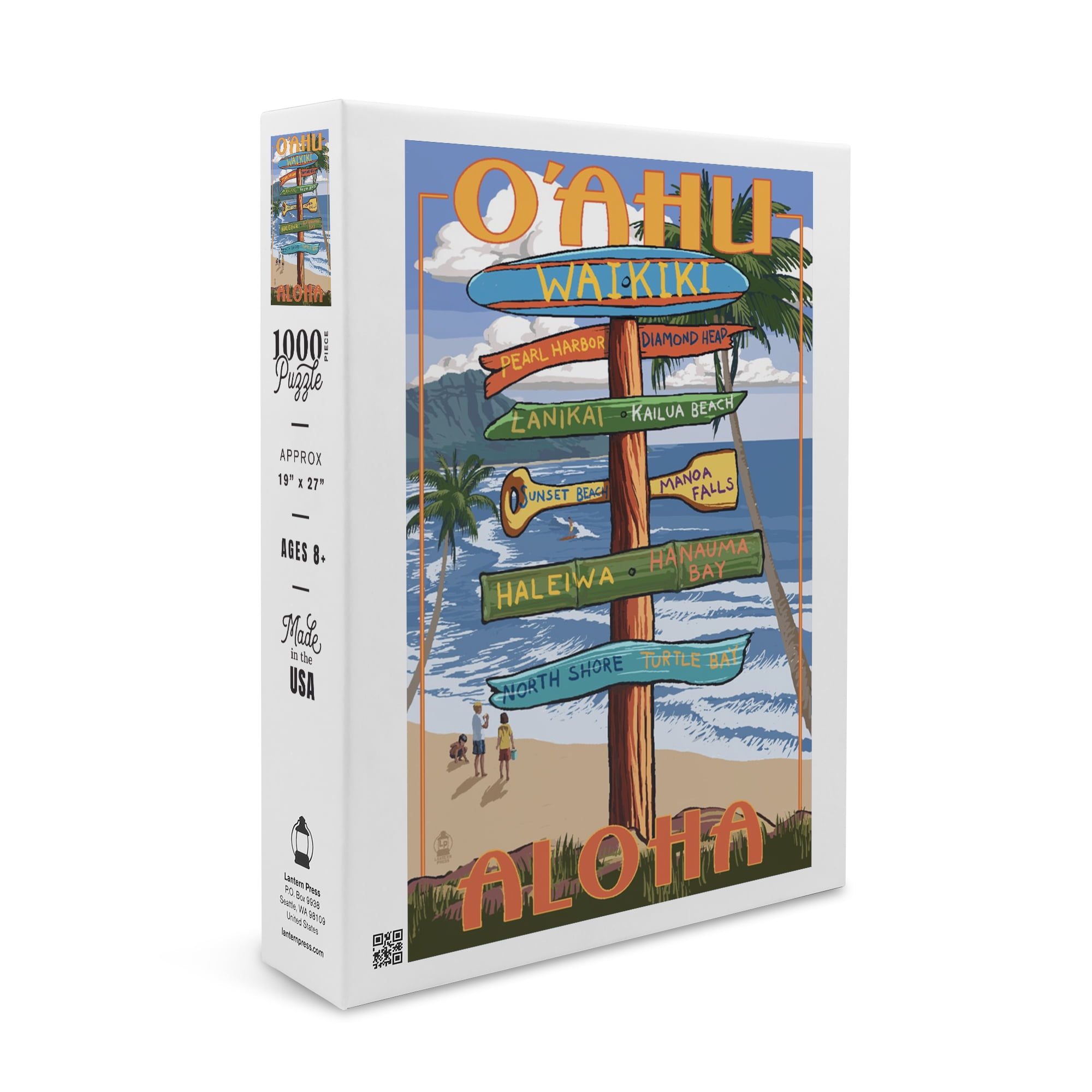 Waikiki, Oahu, Hawaii, Aloha, Sign Destinations (1000 Piece Puzzle ...