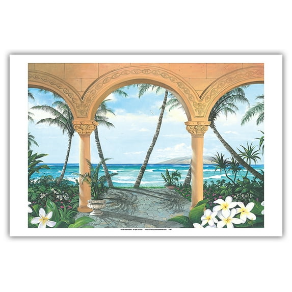 Wailea Walkway - Hawaiian Paradise Estate Ocean View - From an Original ...