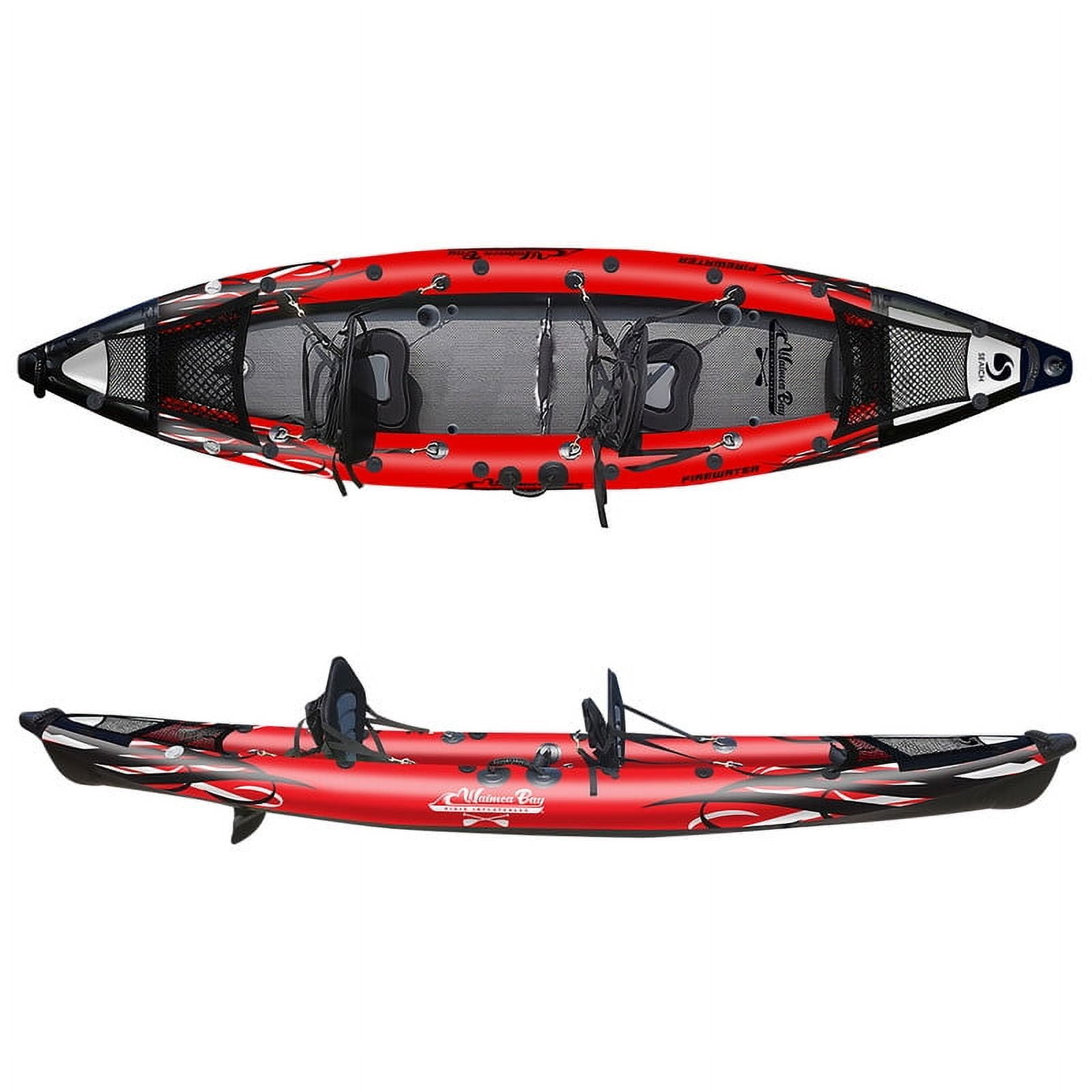 Waimea Bay Firewater 12.8' 2-Seater Rigid Inflatable - Durable Fishing ...