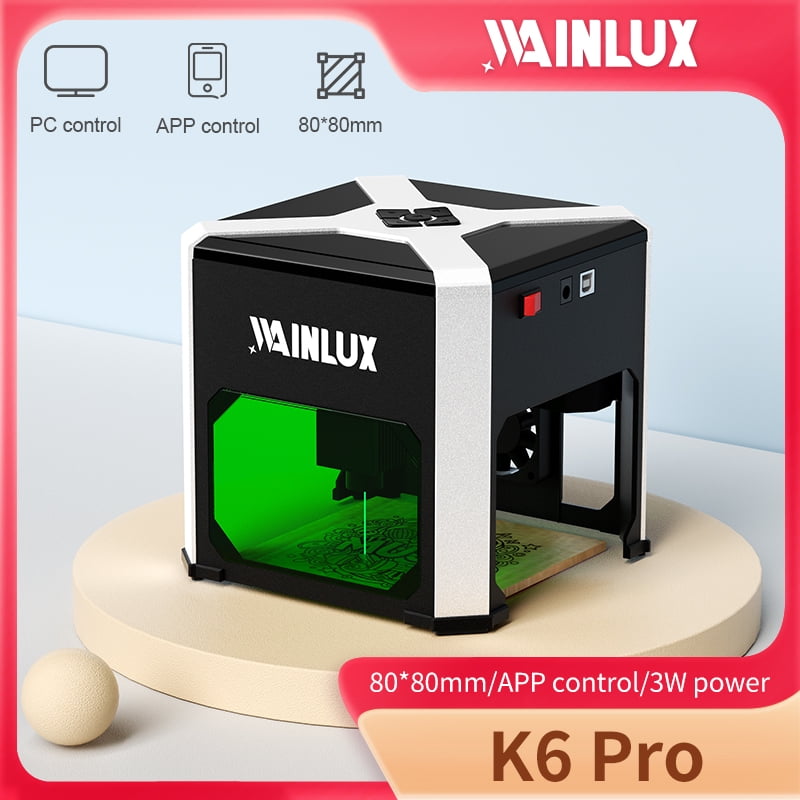 Wainlux Laser Engraver K6 Mark Printer Cutter Woodworking Machines ...