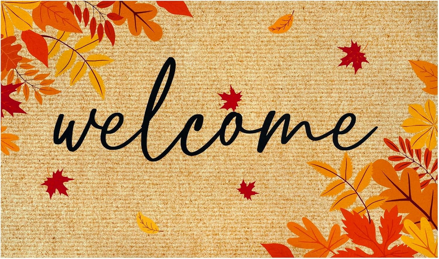Waipfaru Fall Doormat Outdoor Welcome Mats for Outside Entrance,Non ...