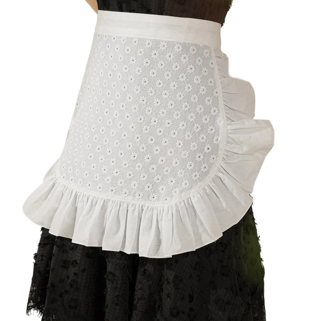 Waist Apron Unisex Bistro Half Aprons Waitress Apron Maid Apron Server ...
