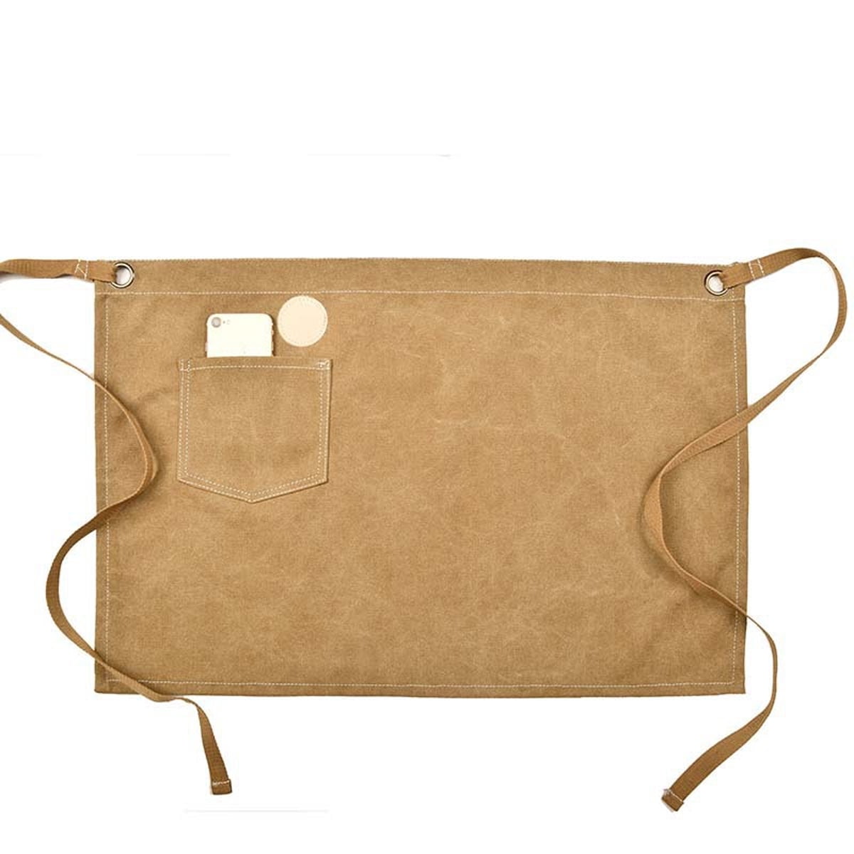 Waist Bistro Apron, Waist Apron with Pockets Waitress Waiter Server ...