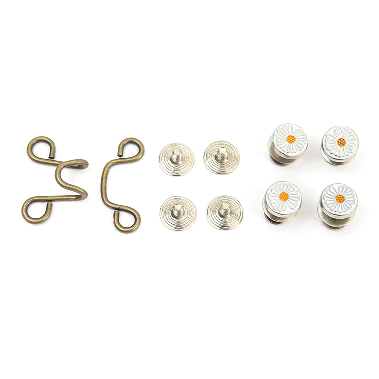 Waist Buckle Pin Screw Type Durable Reusable Adjustable Sewing Buttons ...