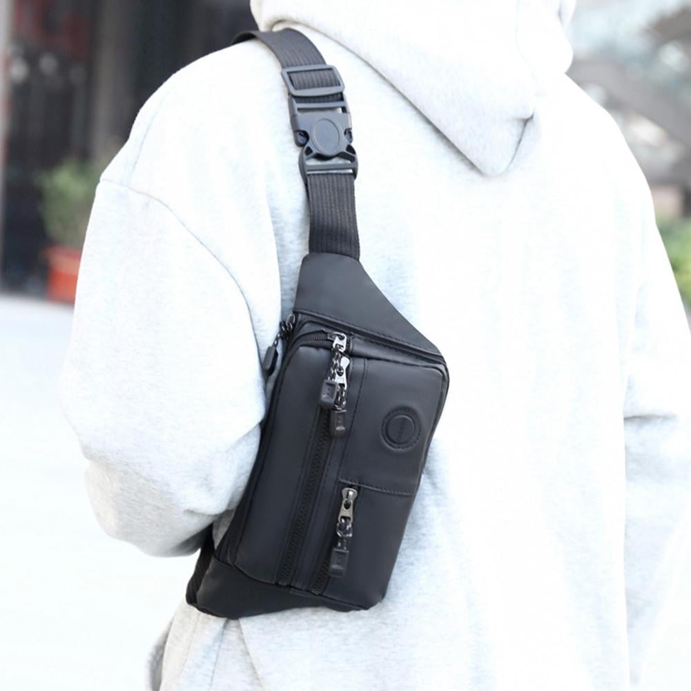 Waist Bum Bag Men Waterproof Festival Travel Money Running Belt Fanny ...