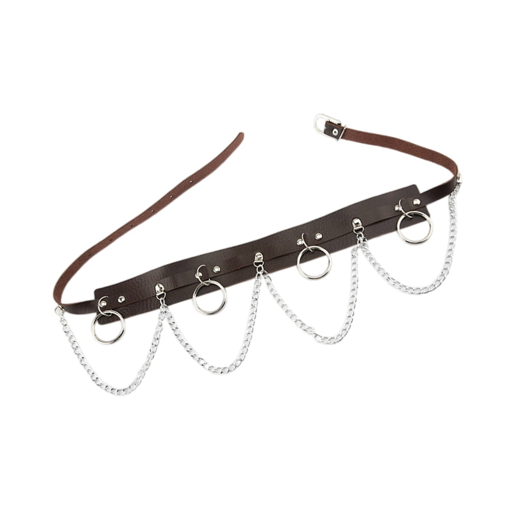 Waist Chain Punk Studded Chain for Cowboy Waist Belt Heavy Duty Chain ...