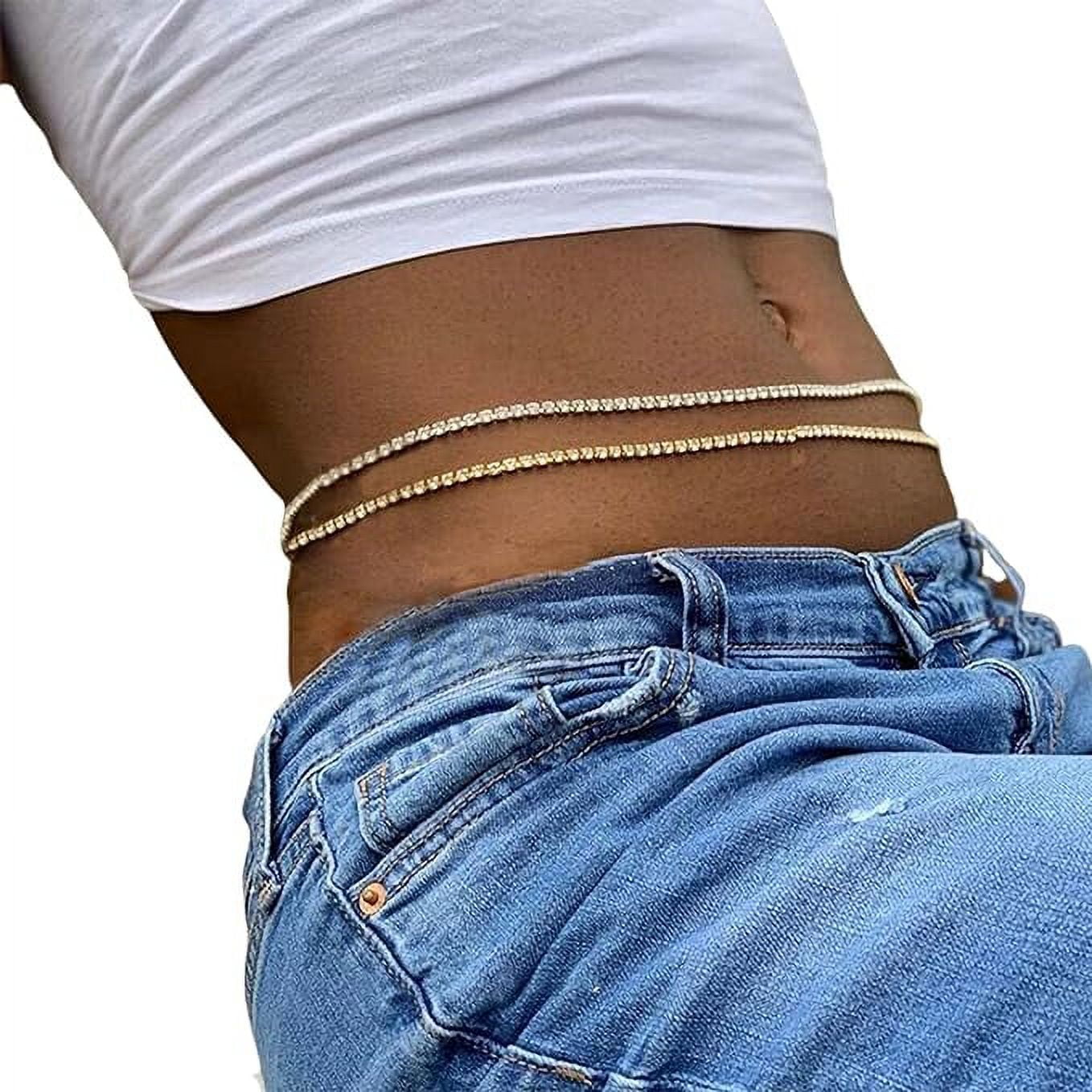 Waist Chains (Silver Double Waist Chain) - Walmart.com