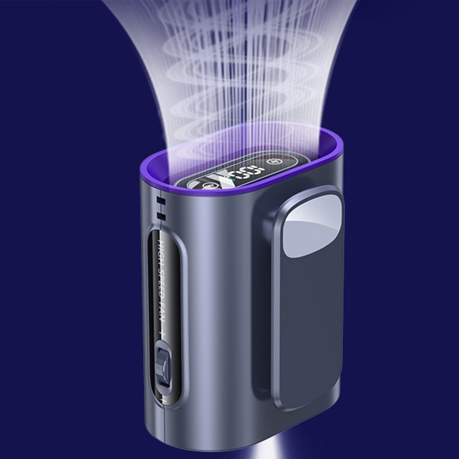 Waist Fan Portable Hanging Neck | Lightweight Personal Cooling Device ...