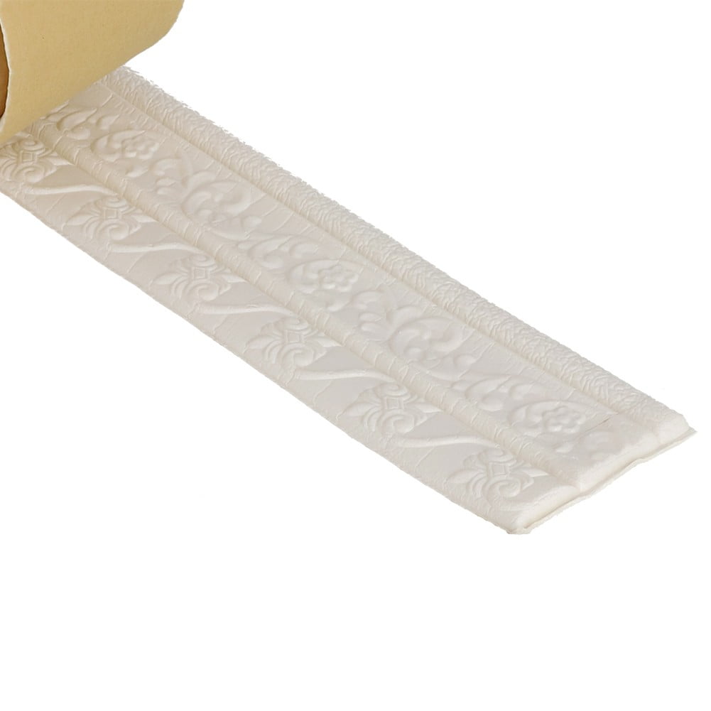 Waist Line Skirting Line Self Adhesive Flexible Foam Molding Trim 3d