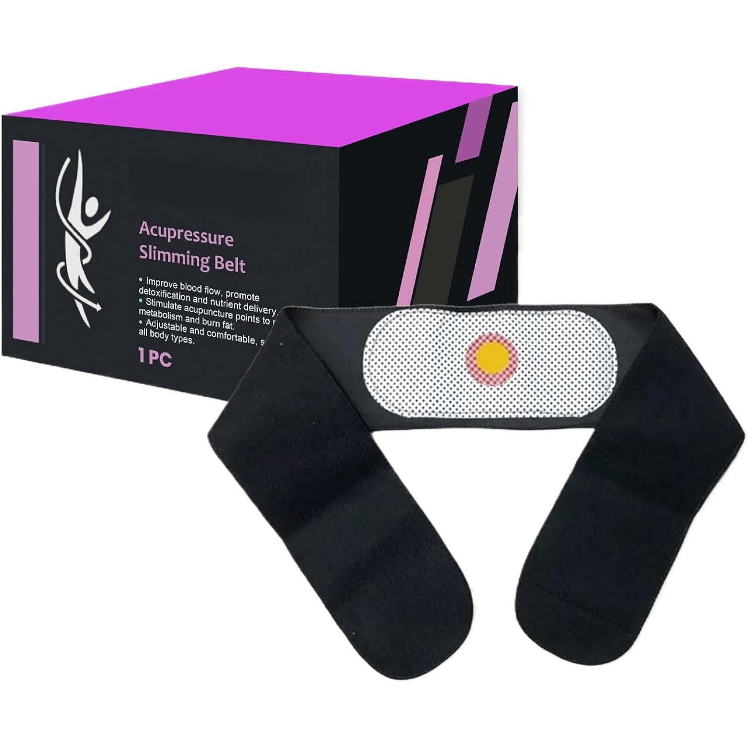 Waist Massage Belt - Adjustable Waist, Back Support Belt | Back Warmer ...