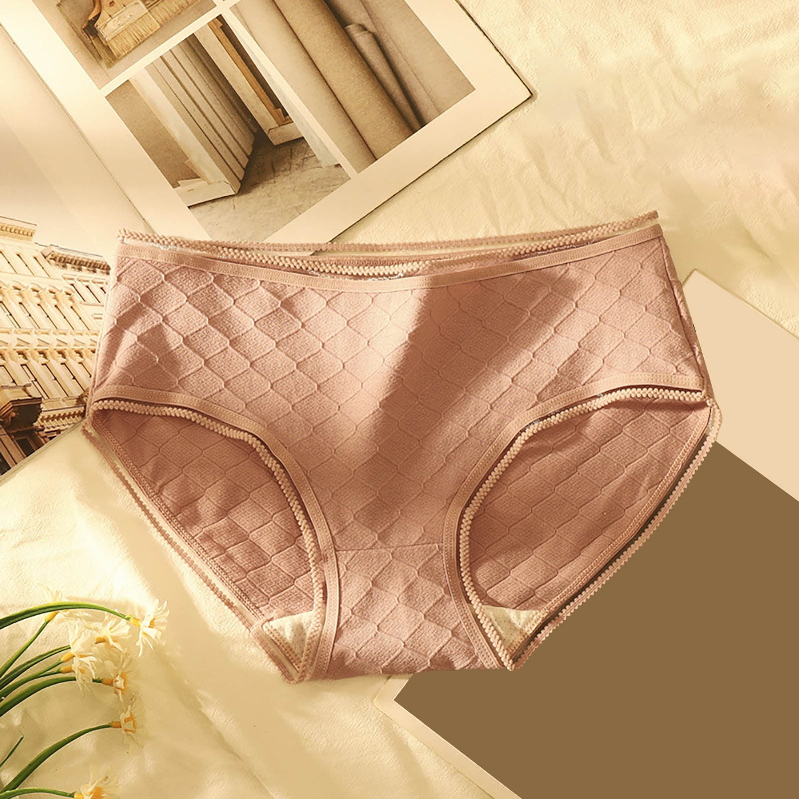 Waist Of Pure Underwear Women Comfortable Breathable Bottom Fork Girls ...