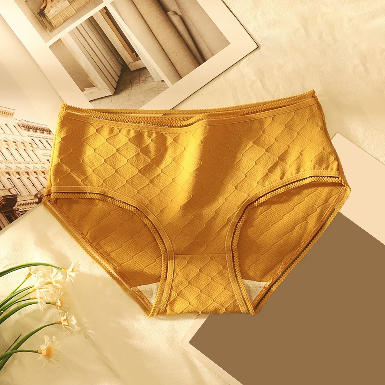 Waist Of Pure Underwear Women Comfortable Breathable Bottom Fork Girls ...