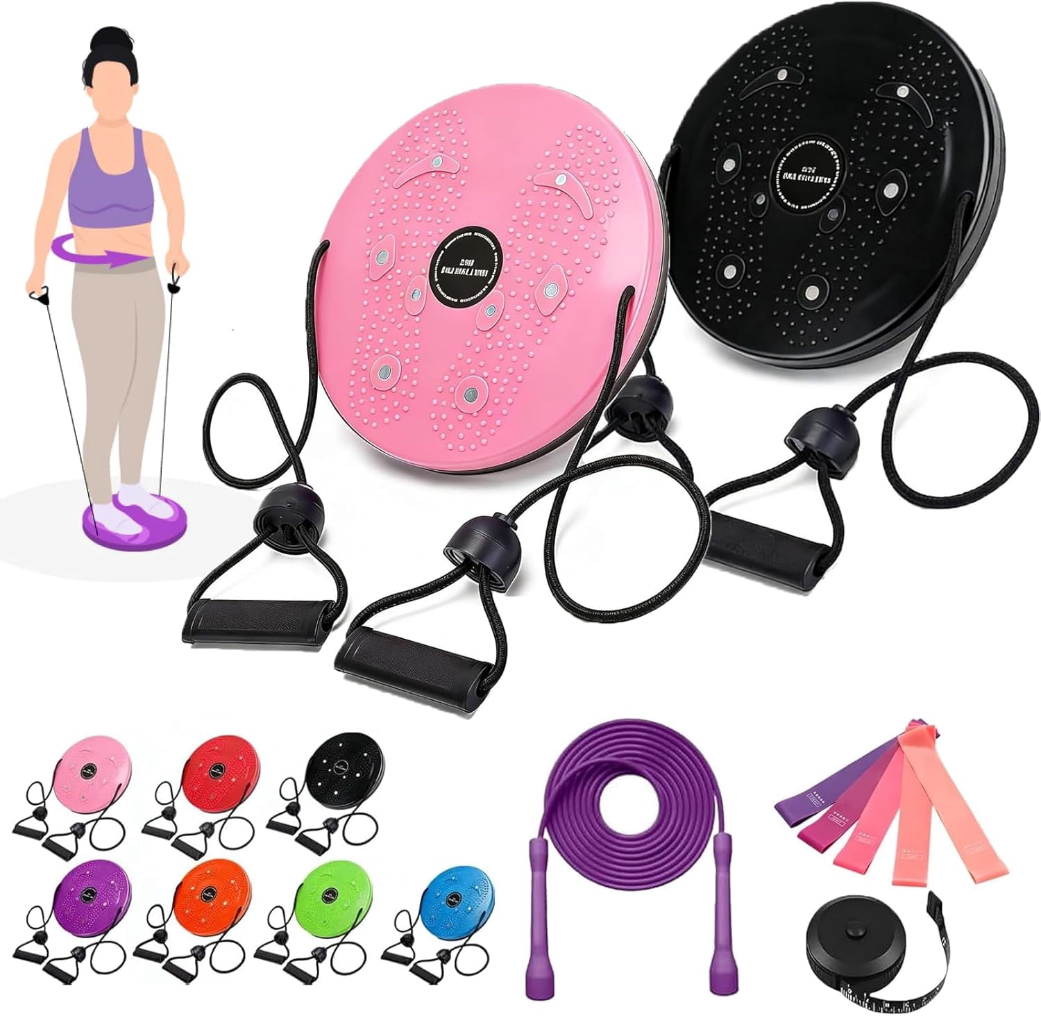 Waist Sculptor, 2026 Upgrade Waist Twister Machine Exercise, Waist ...