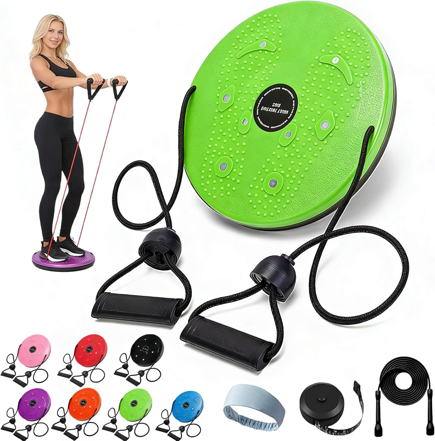 Waist Sculptor, 2026 Upgraded Waist Twister with Arm Bands and Foot ...