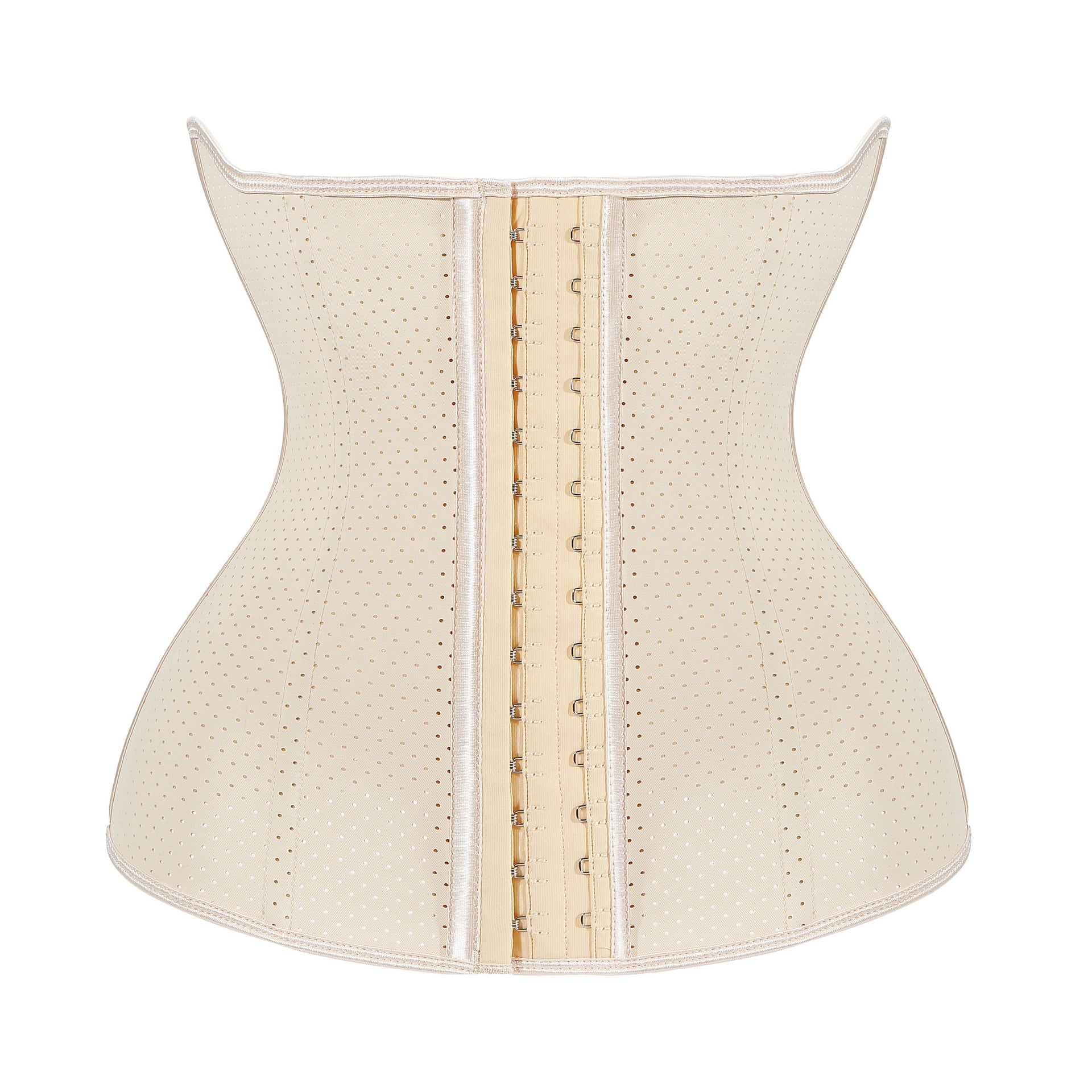 Waist Trainer for Women Latex 3 Rows of Hooks 9 Steel Bones - Walmart.com