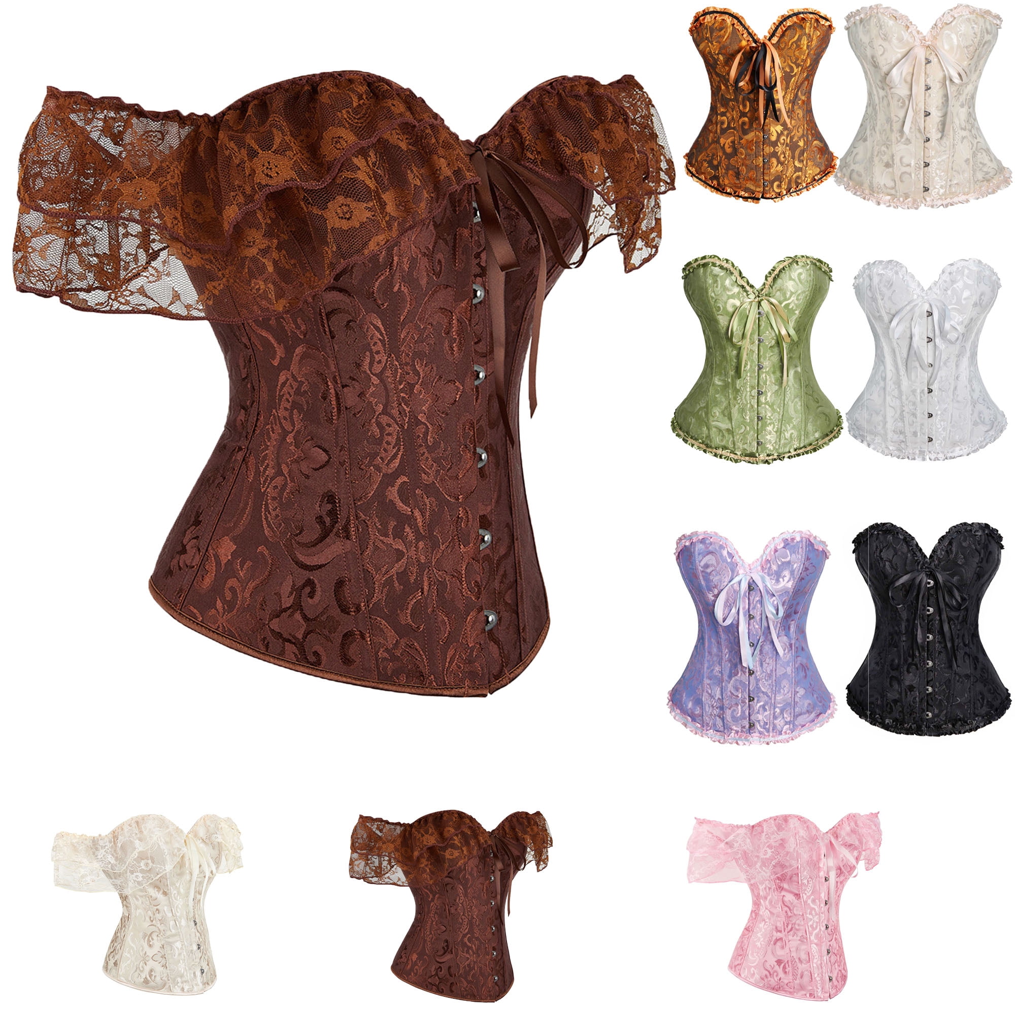 Waist Trainer for Women Latex Underbust Waist Cincher Corset Sport ...
