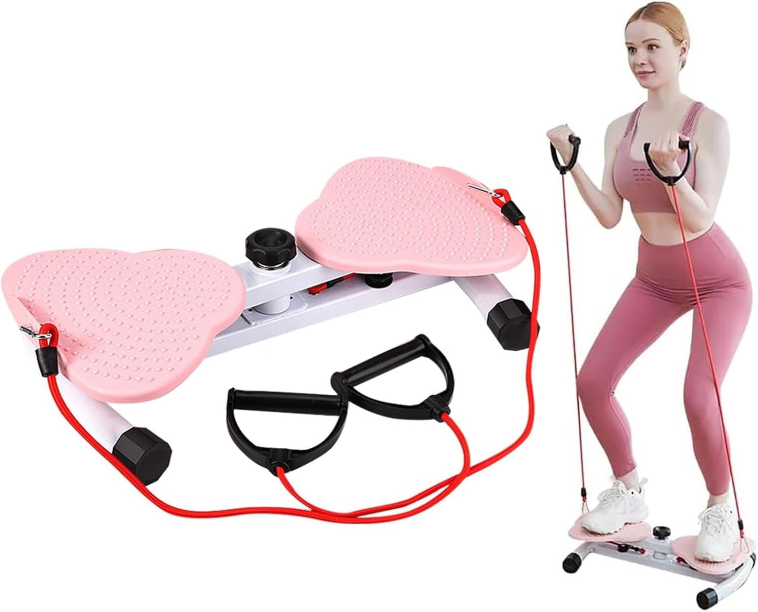 Waist Twister Board,Ab Machine Exercise Twist Boards with 300 lbs Weight Capacity,Waist Sculptor ...