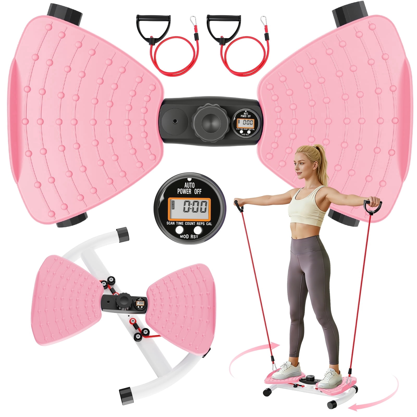 Waist Twister Machine, Silent Ab Toner Machine, Core Workout Board for ...