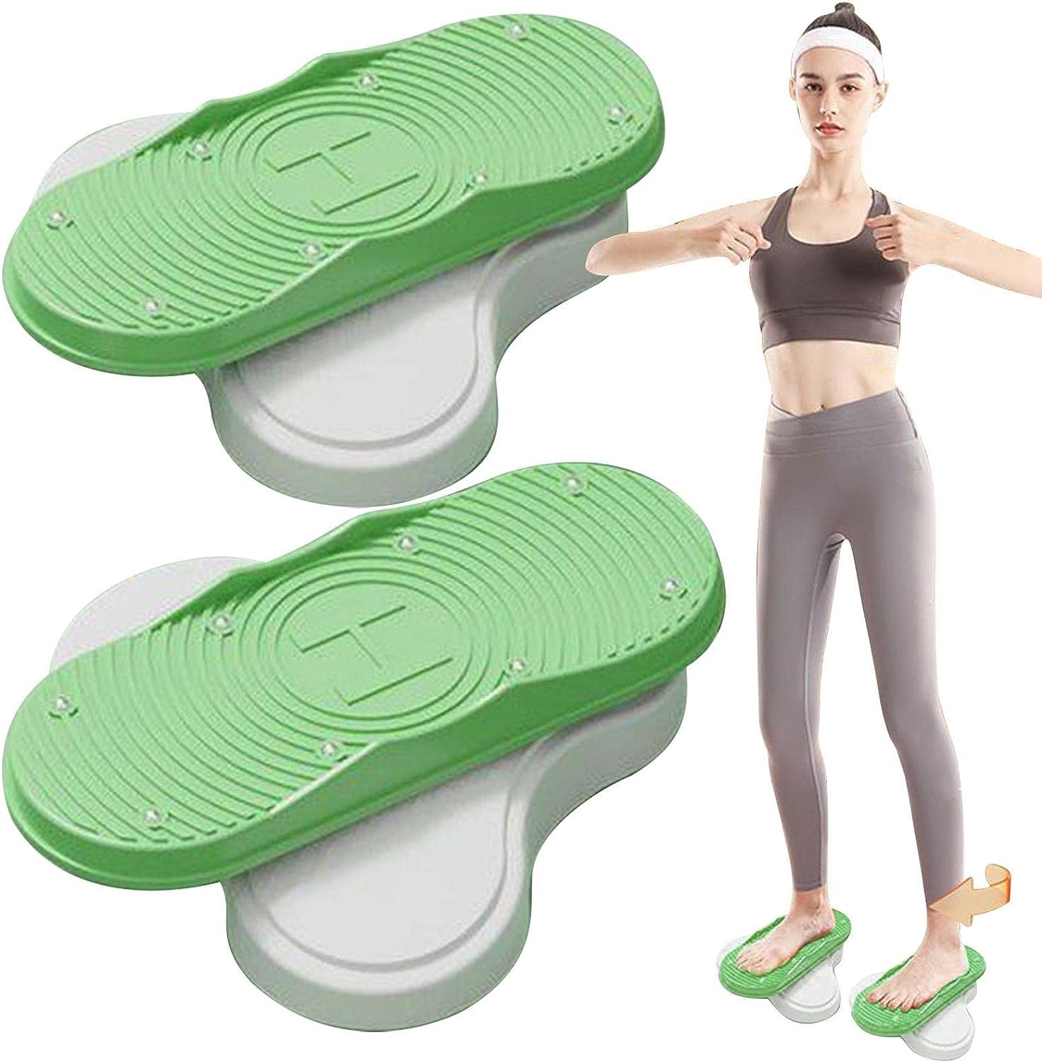 Waist Twisting Board,Body Shaping Twisting Boards,Indoor Outdoor Silent ...