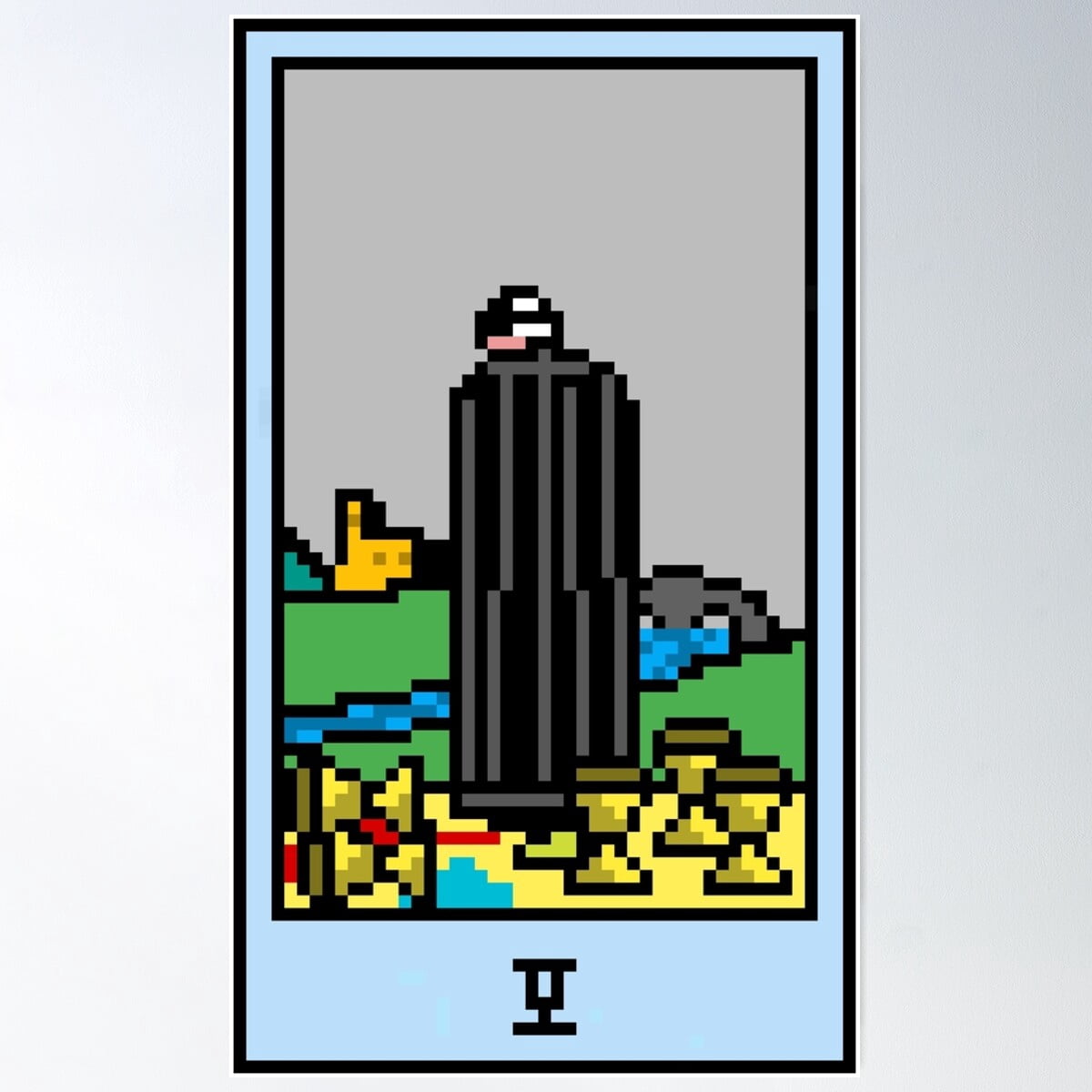 Wait, Is This Pixel Art Tarot? Green - Minor Arcana 'Five Of Cups ...