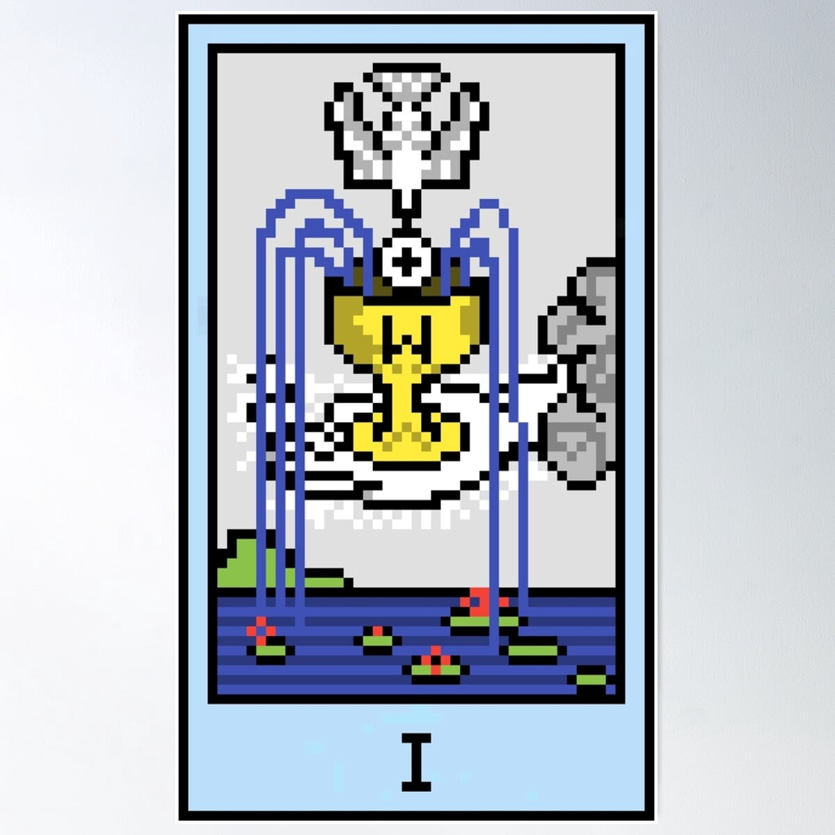 Wait, Is This Pixel Art Tarot? Pink - Minor Arcana 'Ace Of Cups ...