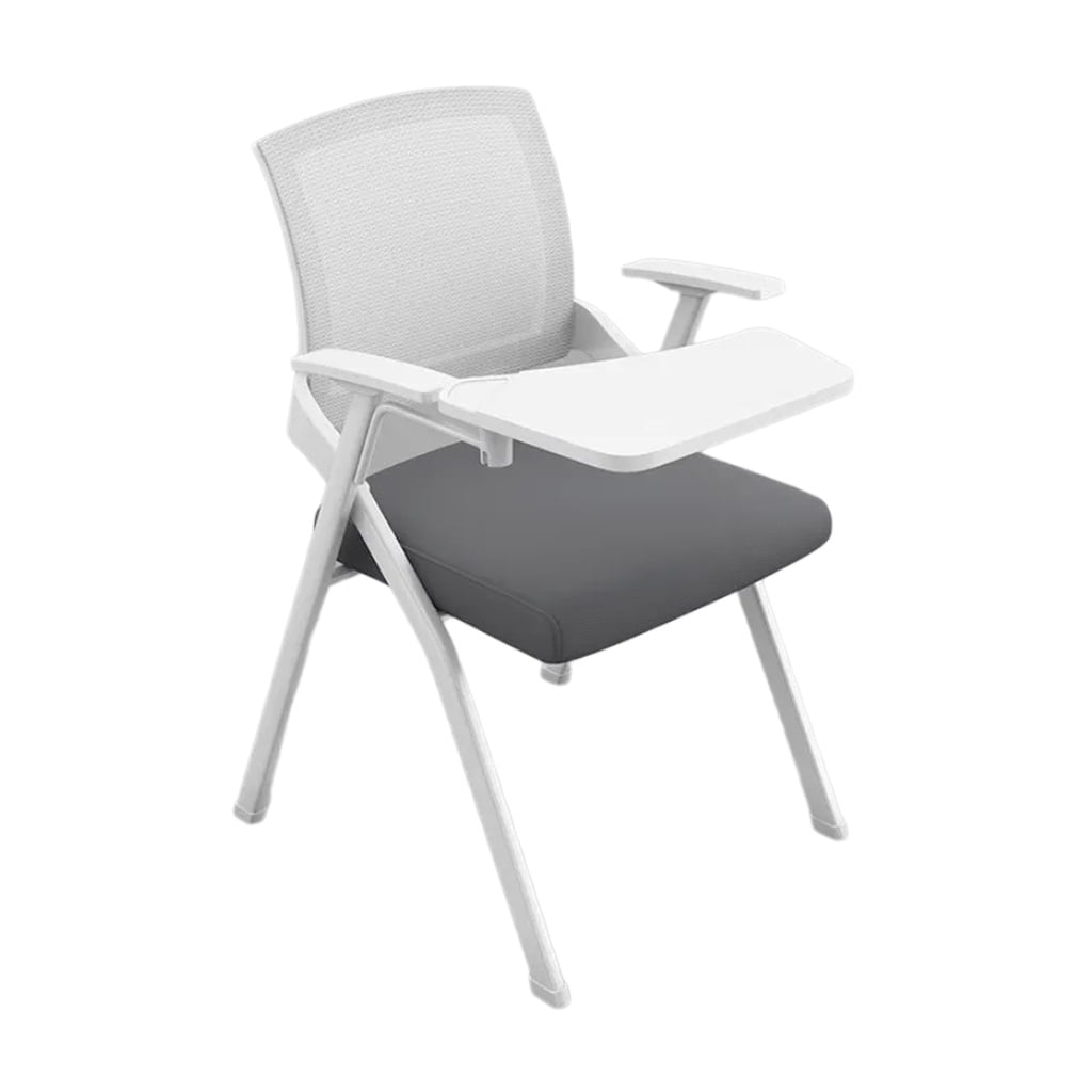 Waiting Room Chairs Tablet Arm Chairs Mesh Folding Office Chair with ...