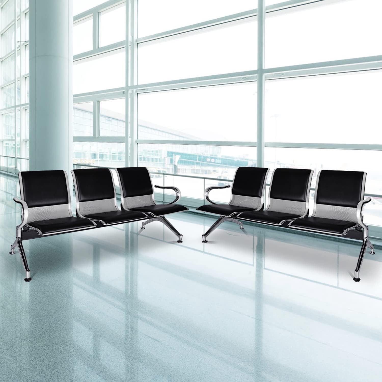 Waiting Room Chairs - Waiting Room with Arms Airport Reception Guest ...