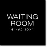 Waiting Room Sign-Black / White (1 Unit) - Walmart.com