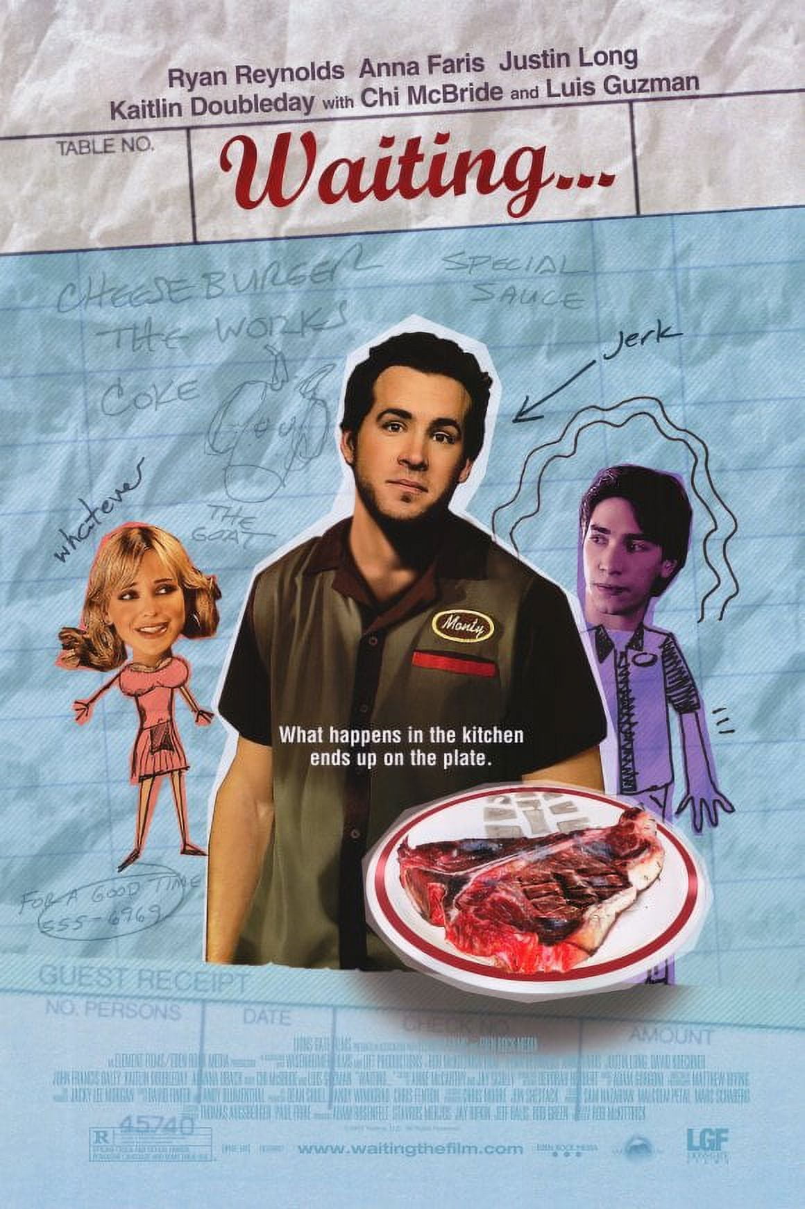 Waiting... - movie POSTER (Style C) (11" x 17") (2005) - Walmart.com