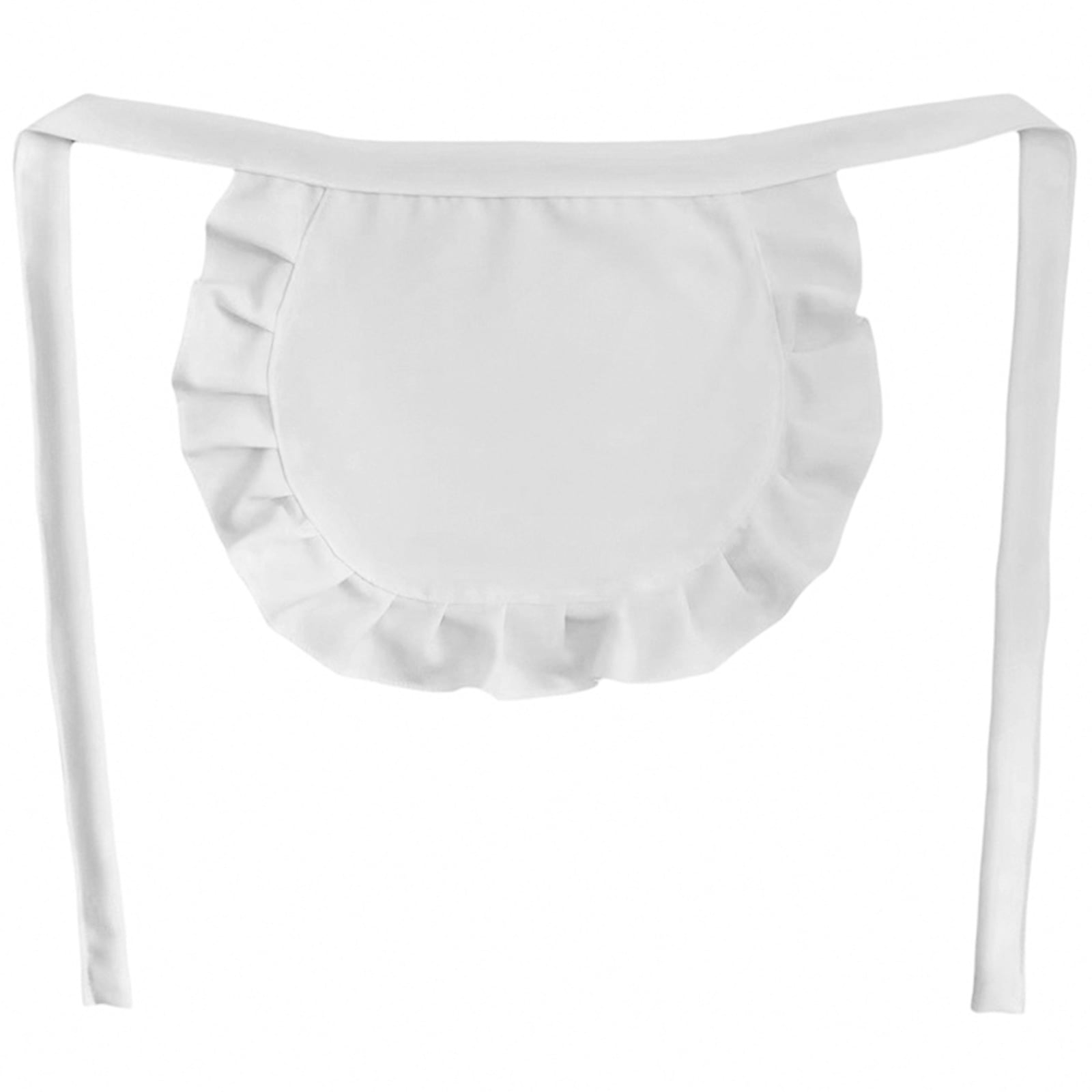 Waitress Maid Cosplay Waist Apron Costume Cooking Aprons Half Apron ...