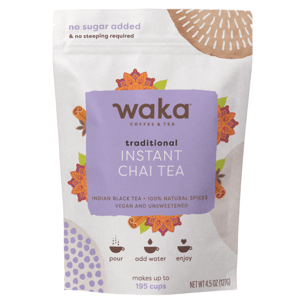 Waka Tea, Traditional Premium Instant Chai Tea, No Sugar or Milk Added ...