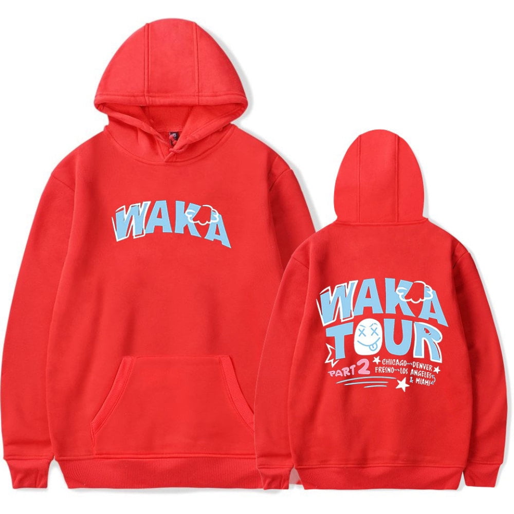 Waka Tour Merch Hoodies Casual Hooded Sweatshirt Unisex Pullover ...