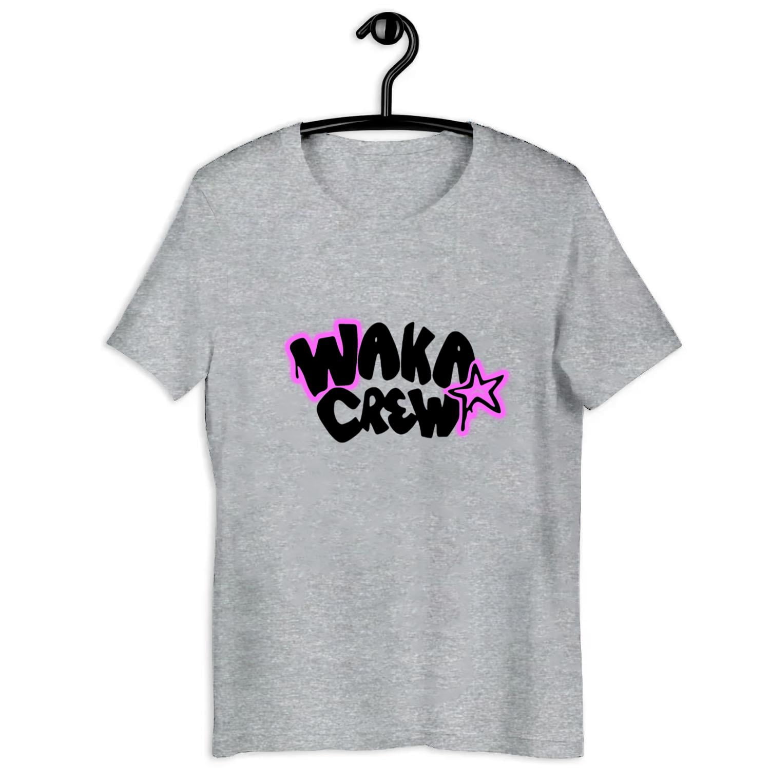 Waka Waka Crew Airbrushed Black T-shirt - Walmart.com
