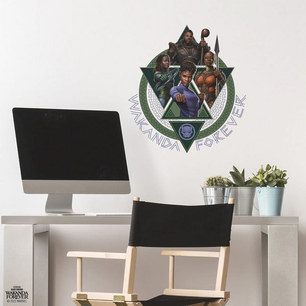 Wakanda Forever Giant Peel & Stick Wall Decals - Walmart.com