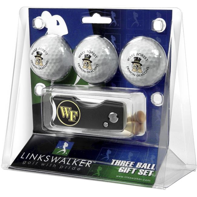 LinksWalker Wake Forest Demon Deacons-Spring Action Divot Tool 3 Ball ...