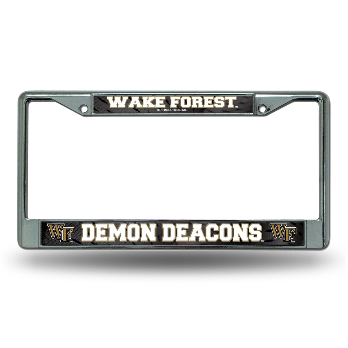 Wake Forest Demon Deacons Chrome License Plate Frame - Walmart.com