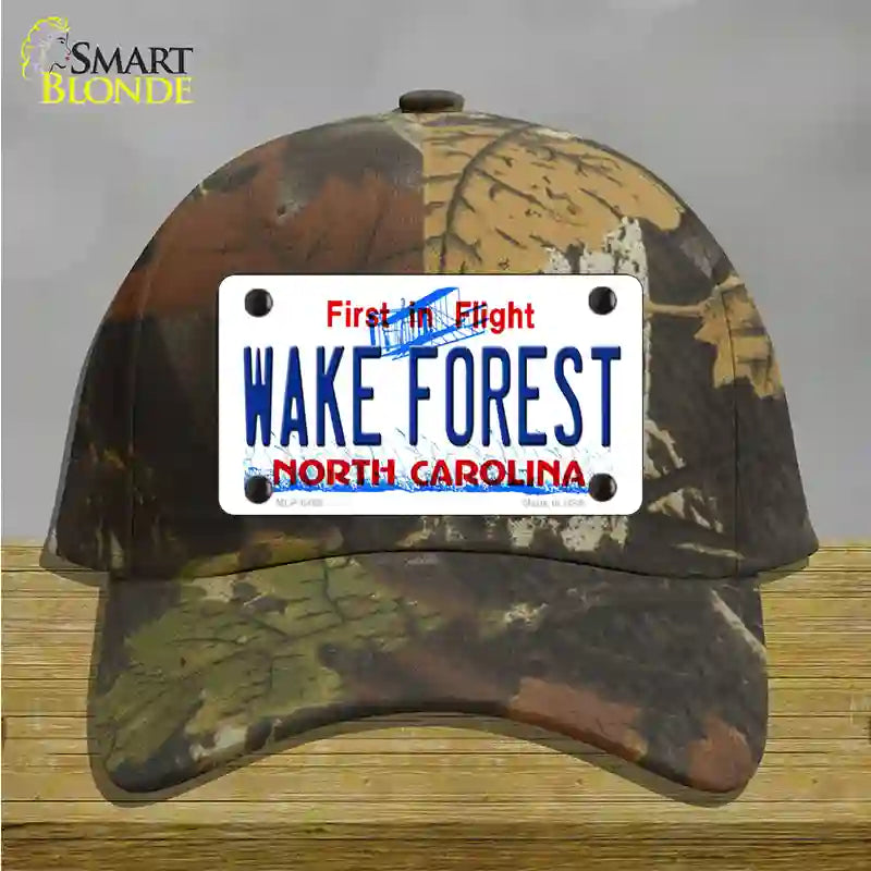 Wake Forest North Carolina Novelty License Plate Hat Cotton Camoflauge ...