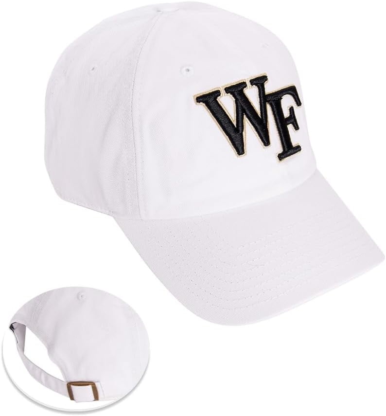 Wake Forest University Baseball Hat Wfu Demon Deacons Hats Cap Brimmed ...