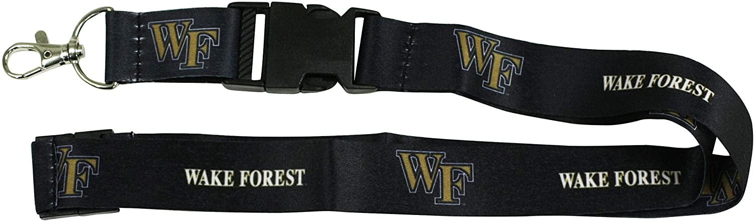 Wake Forest University Demon Deacons Lanyard Keychain Double Sided ...