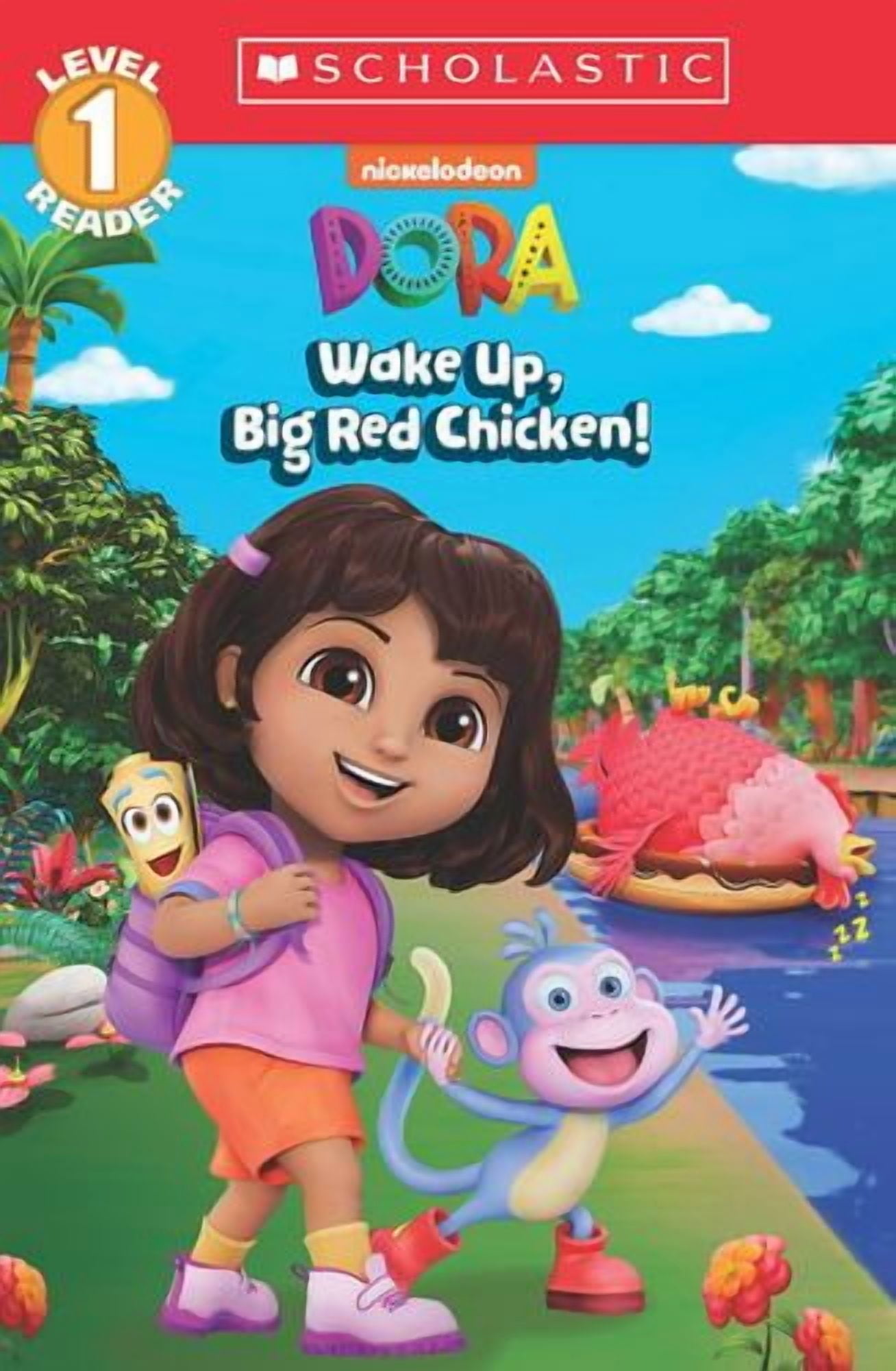 Dora: Wake Up, Big Red Chicken! (Scholastic Reader, Level 1) - Walmart.com