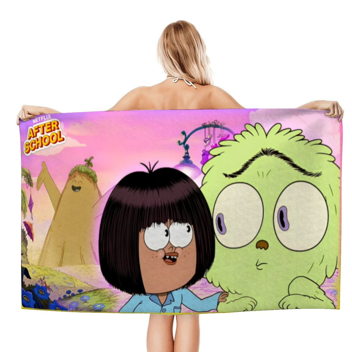 Wake Up, Carlo Gifts Beach Towel for Women Girl Or Boys Birthday ...