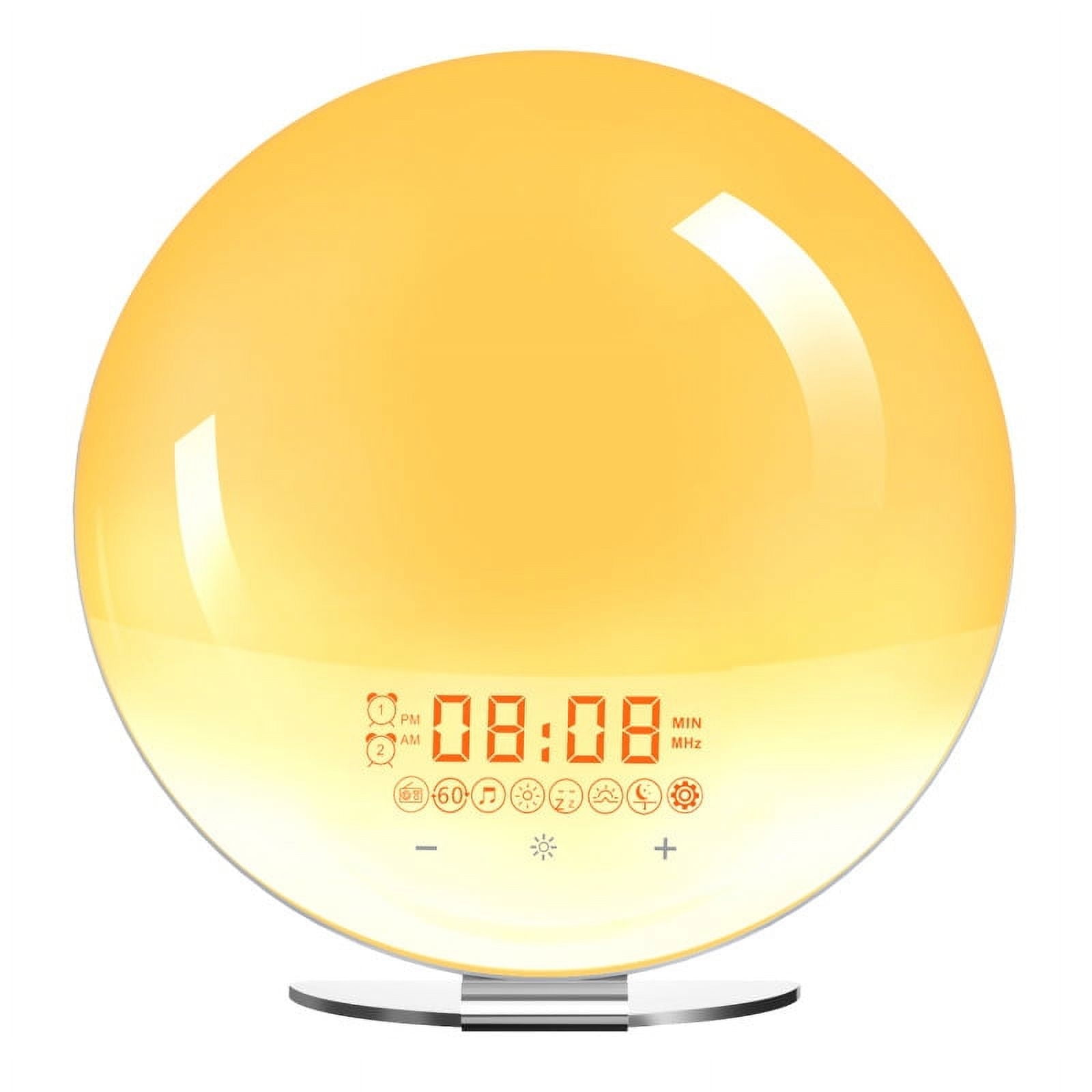 Wake Up Light Sunrise Alarm Clock for Kids & Heavy Sleepers, w/ Sunrise ...