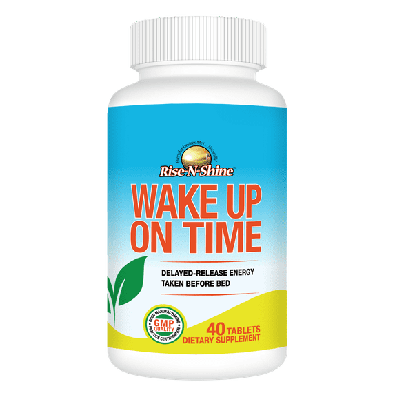 Wake Up On Time Energy Supplement Pills, 40 Tablets - Walmart.com